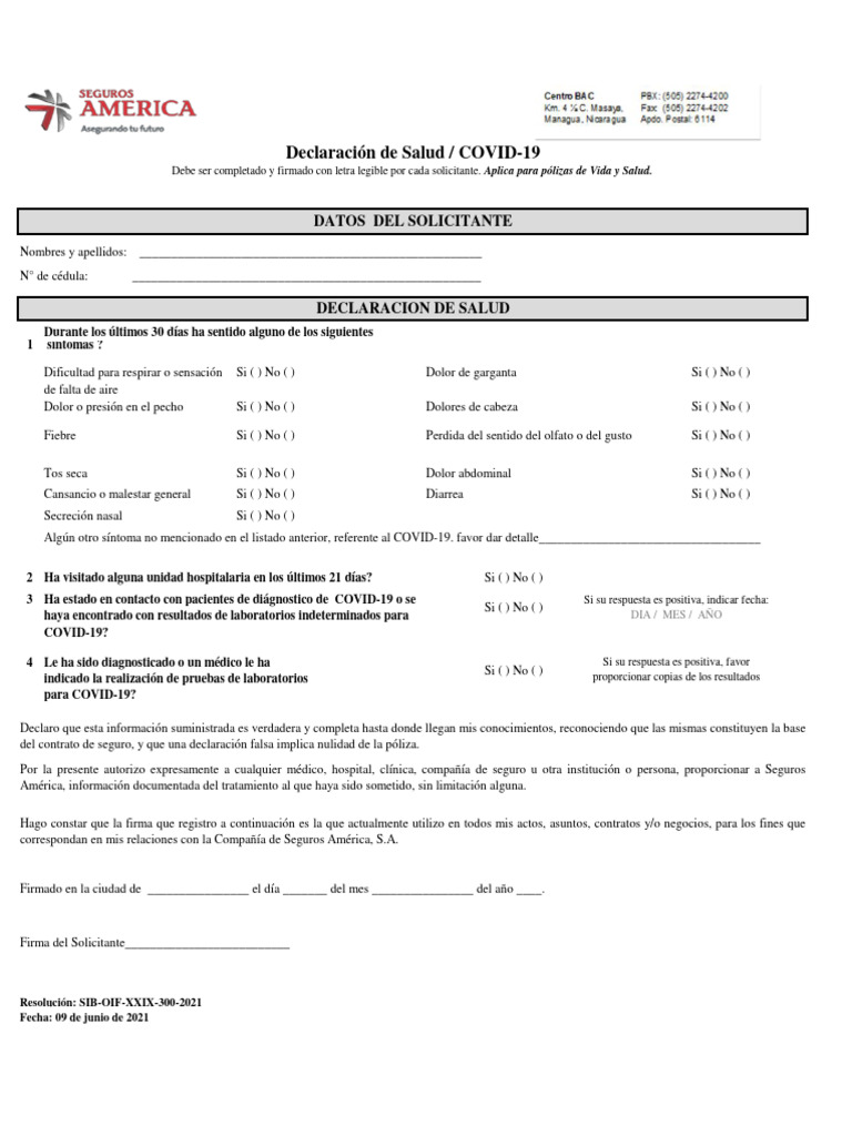 Solicitud Covid - Aprobada | PDF | Medicina | Medicina CLINICA