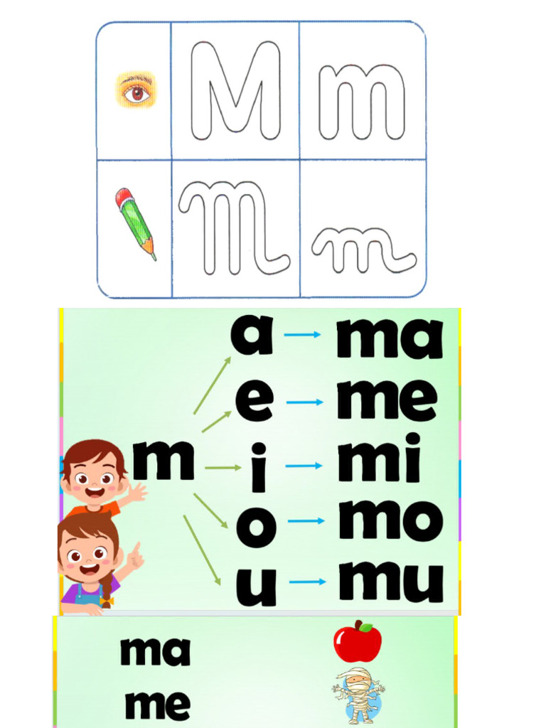 Actividades Letra M | PDF