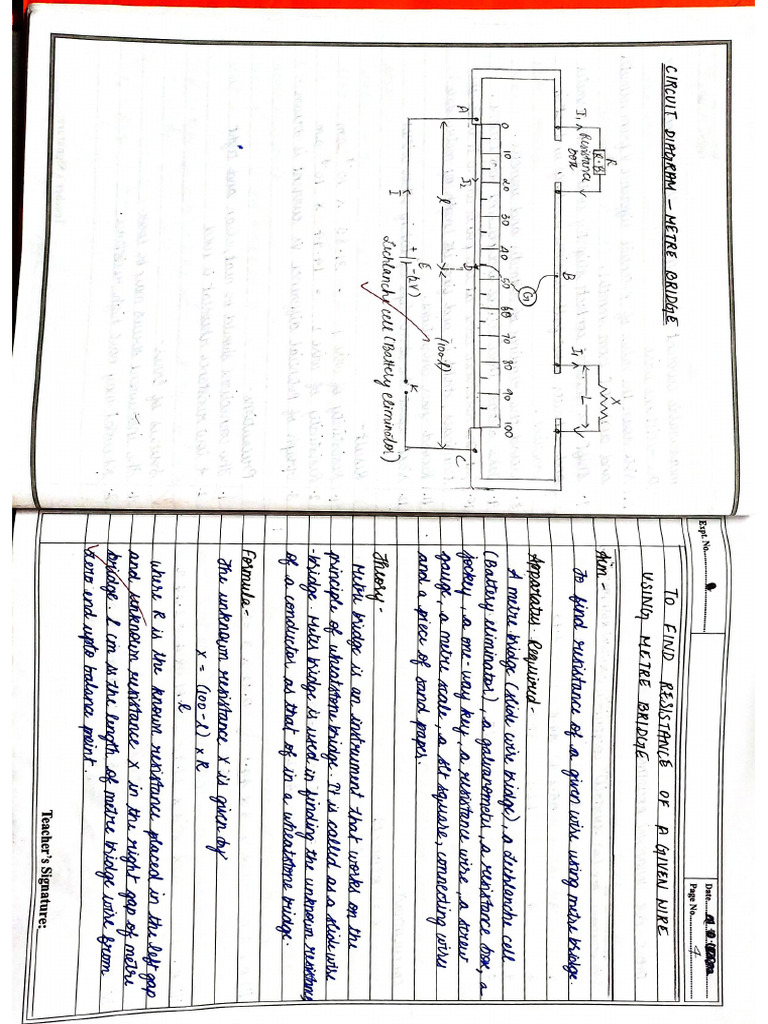 Exp-2-Meter Bridge-Record | PDF