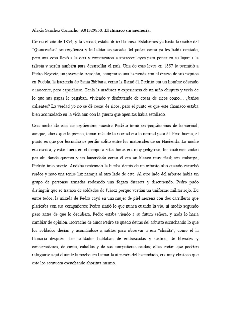 El Chinaco Sin Nombre | PDF