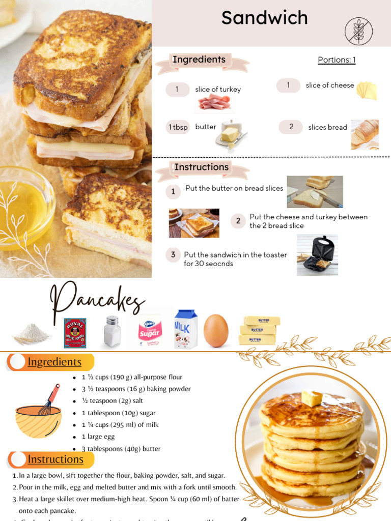 receta en ingles | PDF