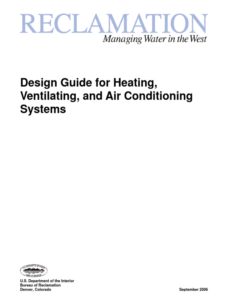 HVAC Design Guide | PDF | Duct (Flow) | Air Conditioning