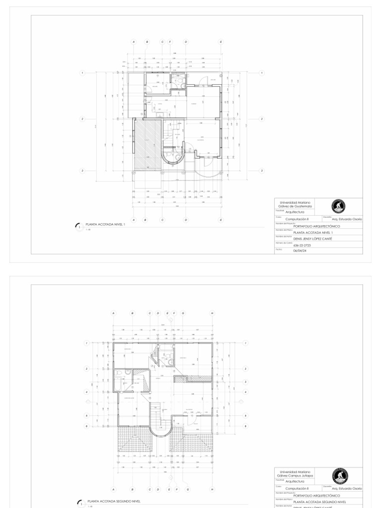 Planta Acotada Nivel 1 | PDF