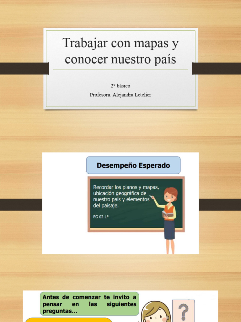 ppt Trabajar con mapas y conocer nuestro paÃ­s 2Â° | PDF