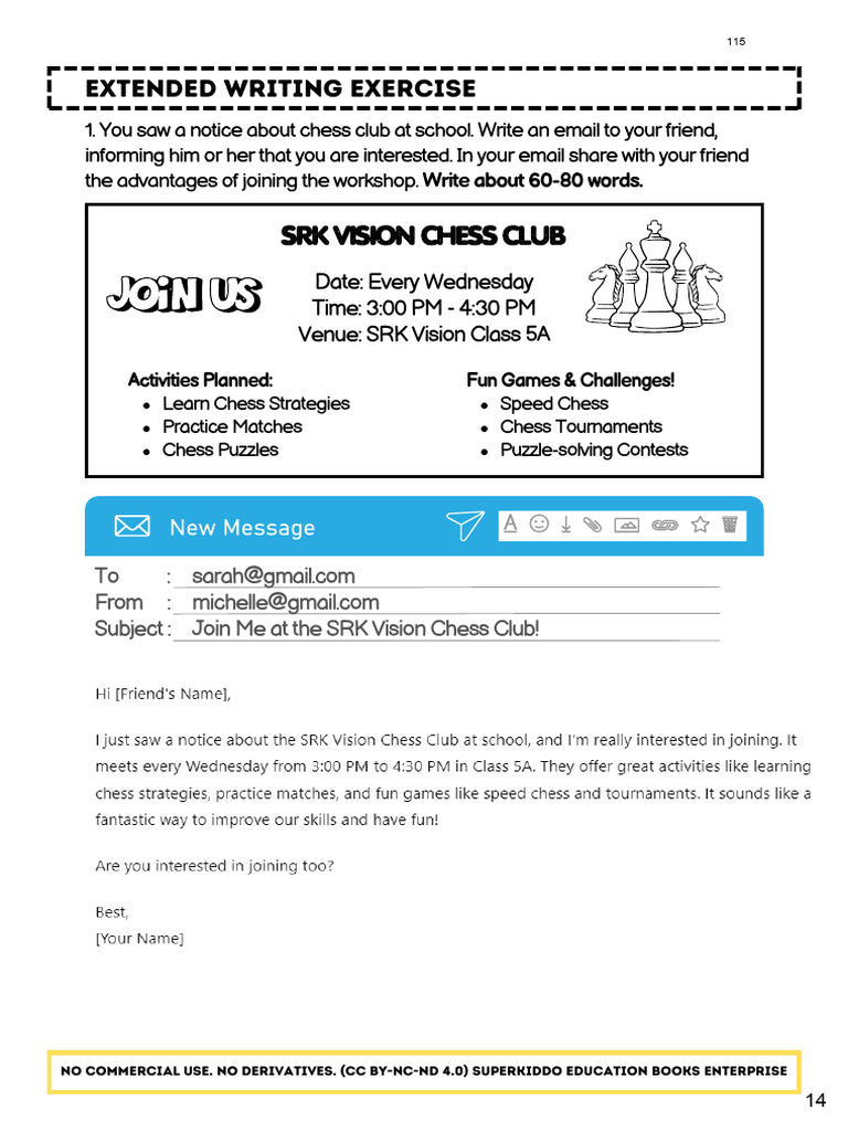 SRK Vision Chess Club & Extra Classes | PDF