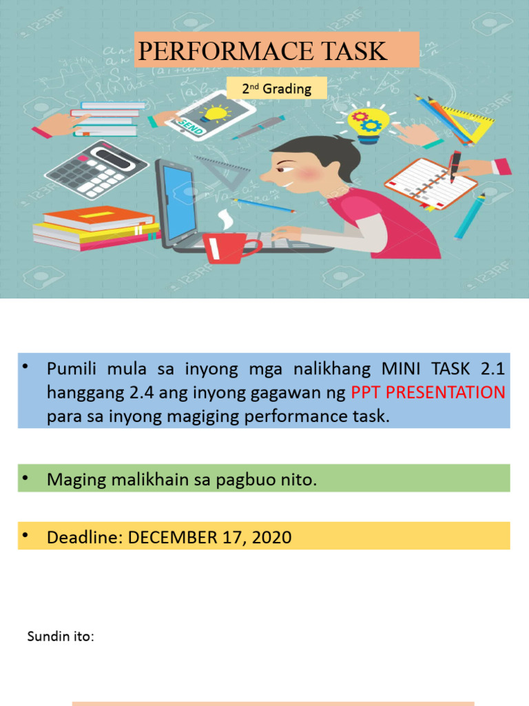 PERFOMANCE TASK (2nd Grading) | PDF