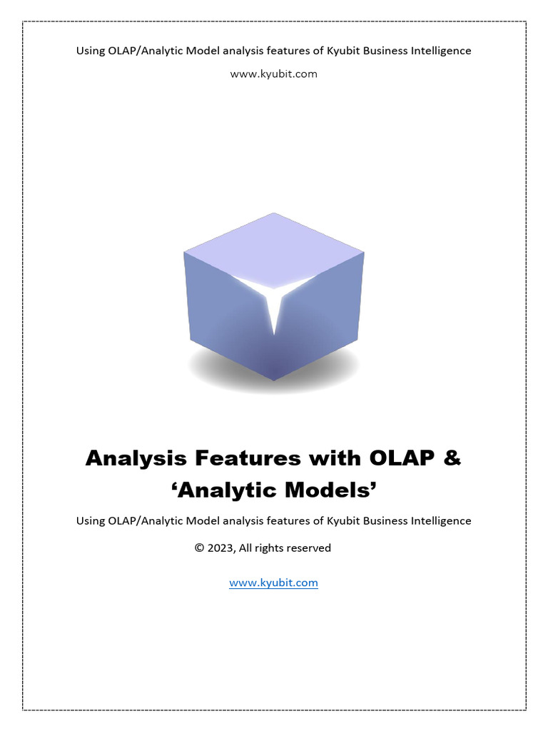 Kyubit BI User Manual | PDF | Business Intelligence | Databases