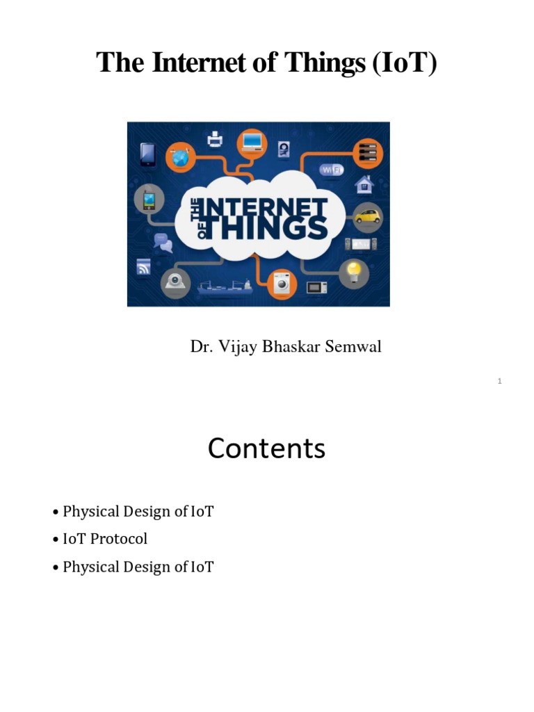 3 - Design of IoT | PDF | Transmission Control Protocol | Internet Of Things