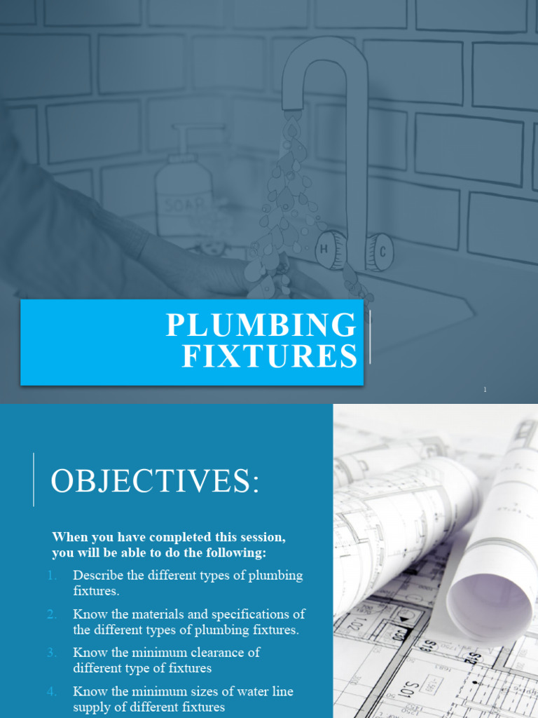 Overview of Plumbing Fixtures | PDF | Toilet | Plumbing