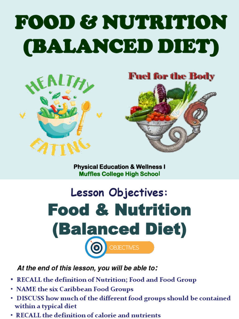 Food & Nutrition (Balanced Diet) Pe & Wellness 2024 | Download Free PDF | Food Energy | Diet ...