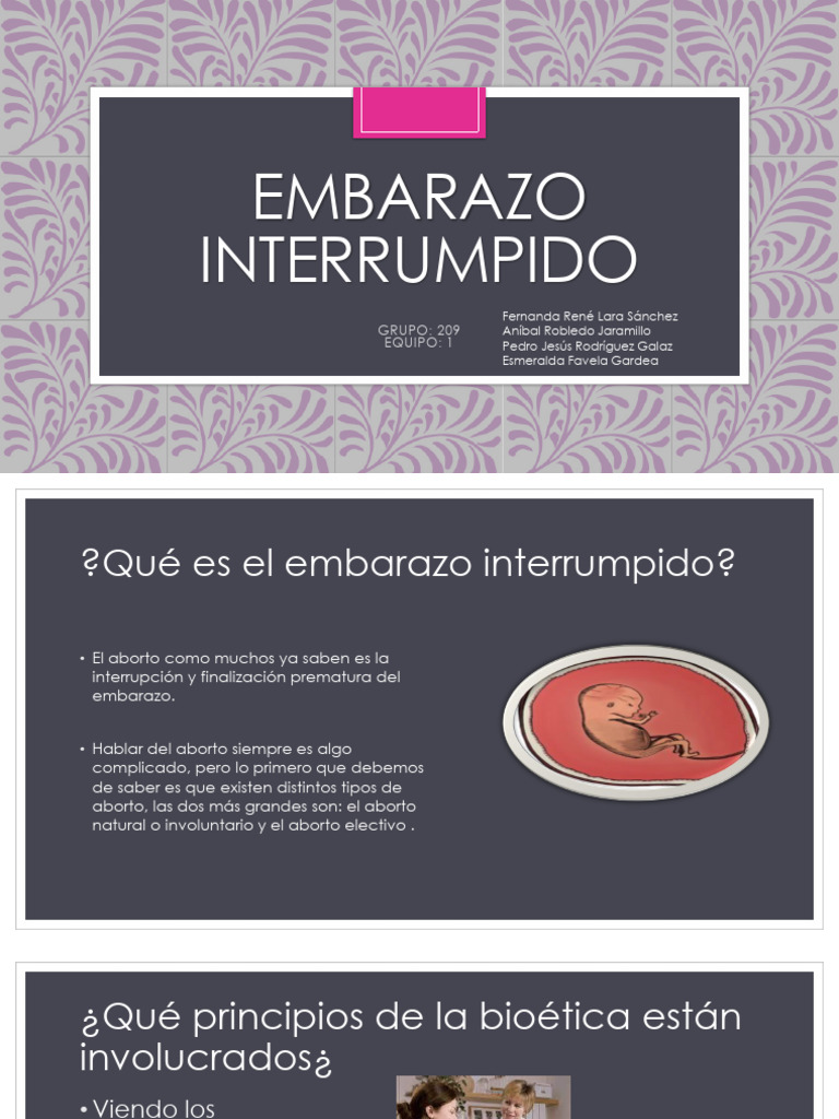 Embarazo interrumpido | PDF