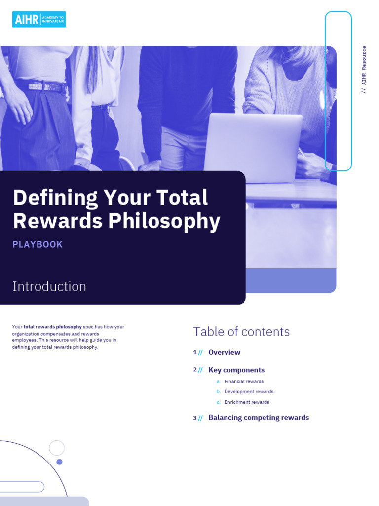 Defining Your Total Rewards Philosophy Playbook RESOURCE LIBRARY | PDF ...