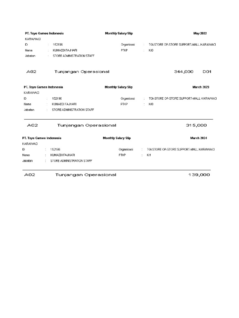 Salary Slip | PDF
