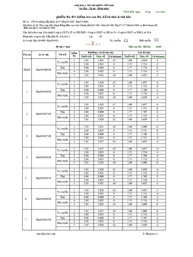 Km26+000 032 Base CV | PDF