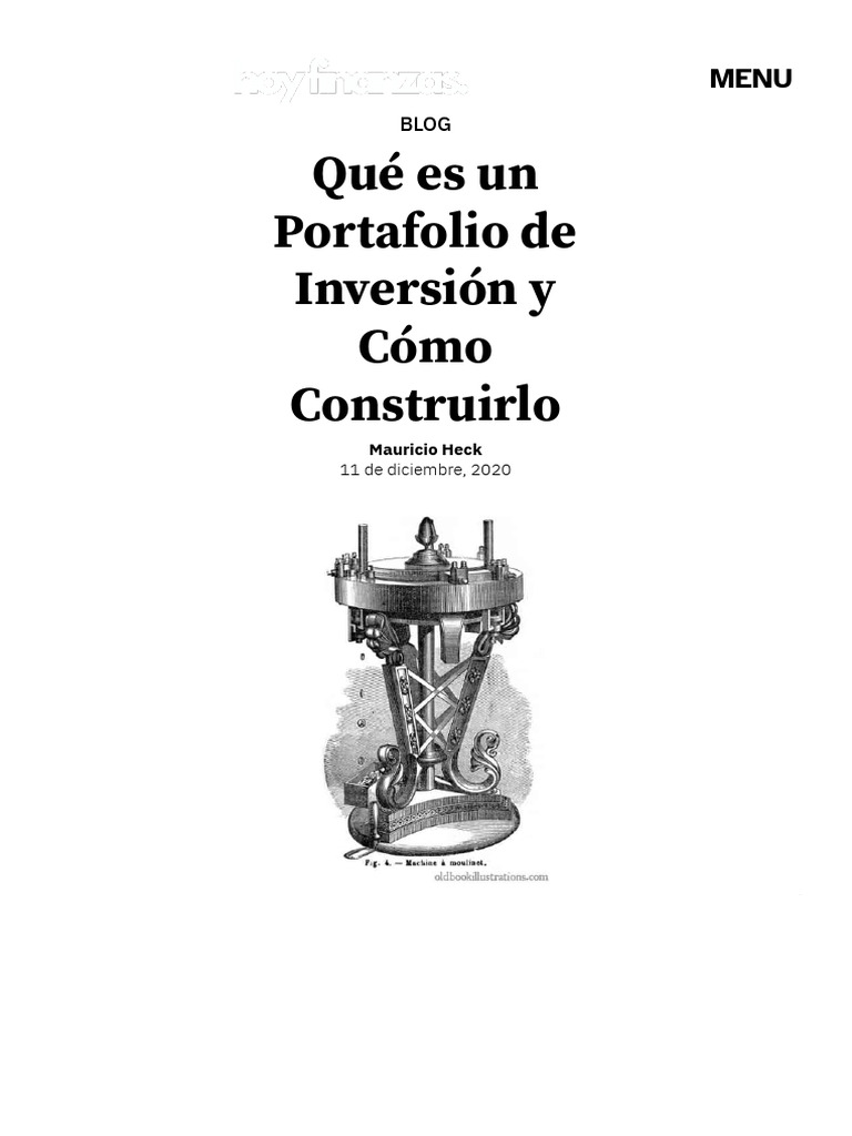 Qué Es Un Portafolio de Inversión y Cómo Construirlo - GUIA en PDF | PDF | Fondo de inversion ...