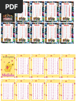 Colorful Cute Multiplication Table Math Poster | PDF