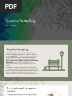 Quadrat Sampling | PDF