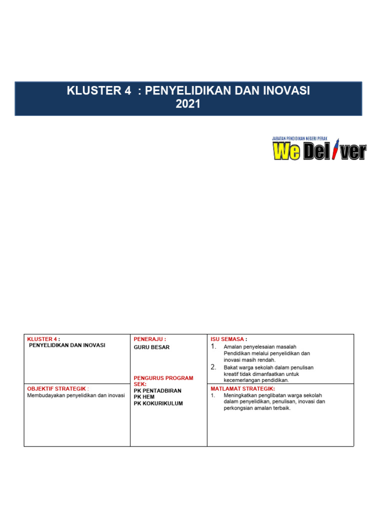 Kluster 4.0 2021 | PDF