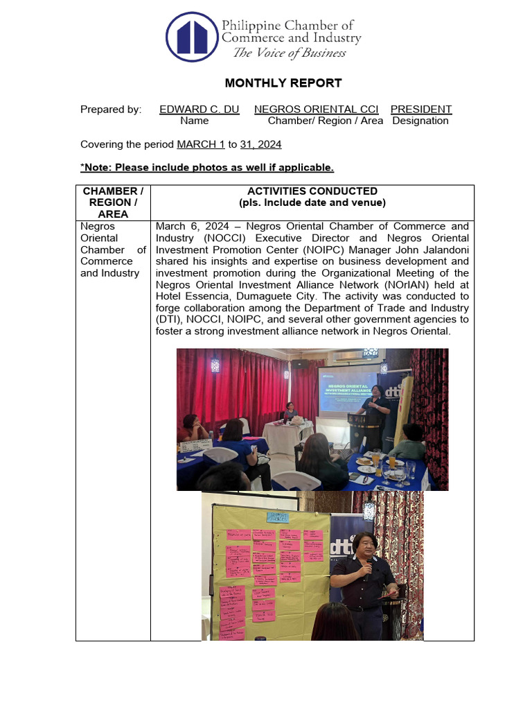 March 2024 NOCCI Monthly Report | PDF | Economies