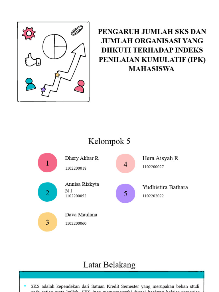 Pengaruh SKS dan Organisasi terhadap IPK | PDF