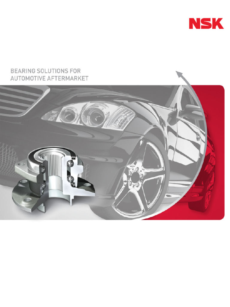 NSK Automotive Bearing Solutions | PDF | Bearing (Mechanical) | Belt ...