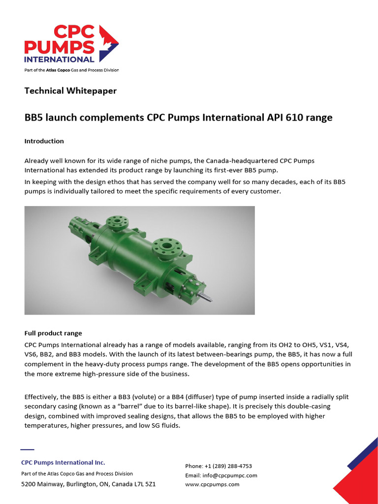 Whitepaper_BB5_Launch | Download Free PDF | Pump | Carbon Capture And Storage