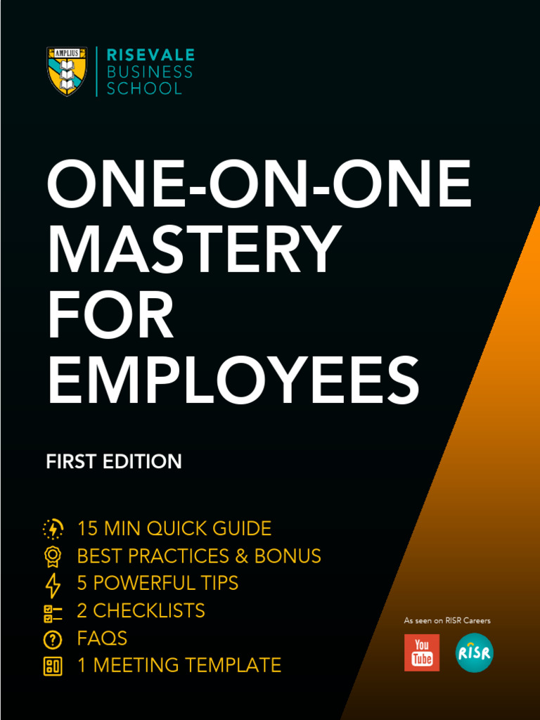One-on-One Mastery for Employees | Download Free PDF | Goal | Camera