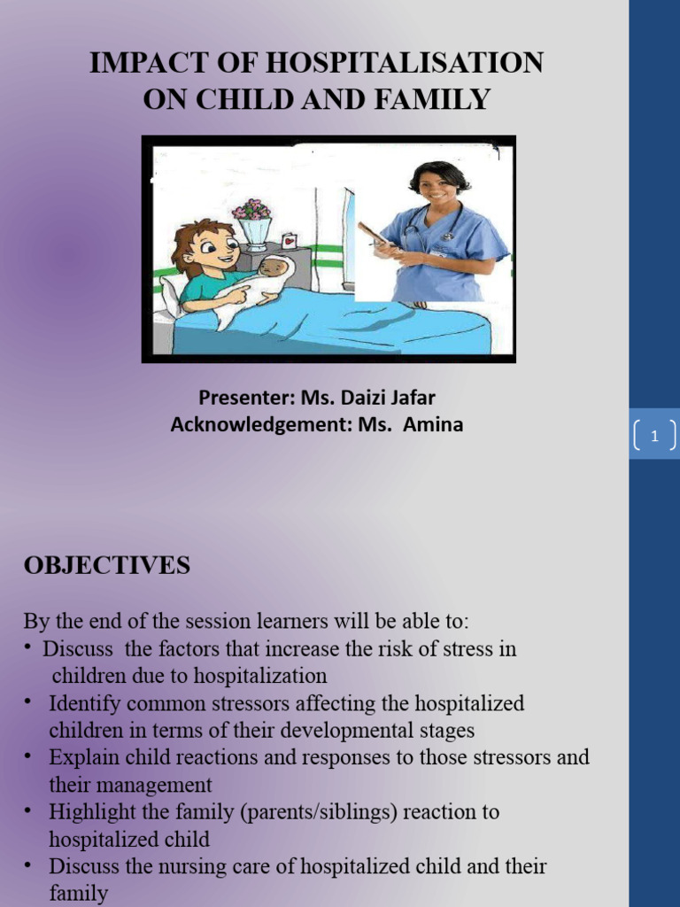 Impact of Hospitalization | PDF | Stress (Biology) | Anxiety