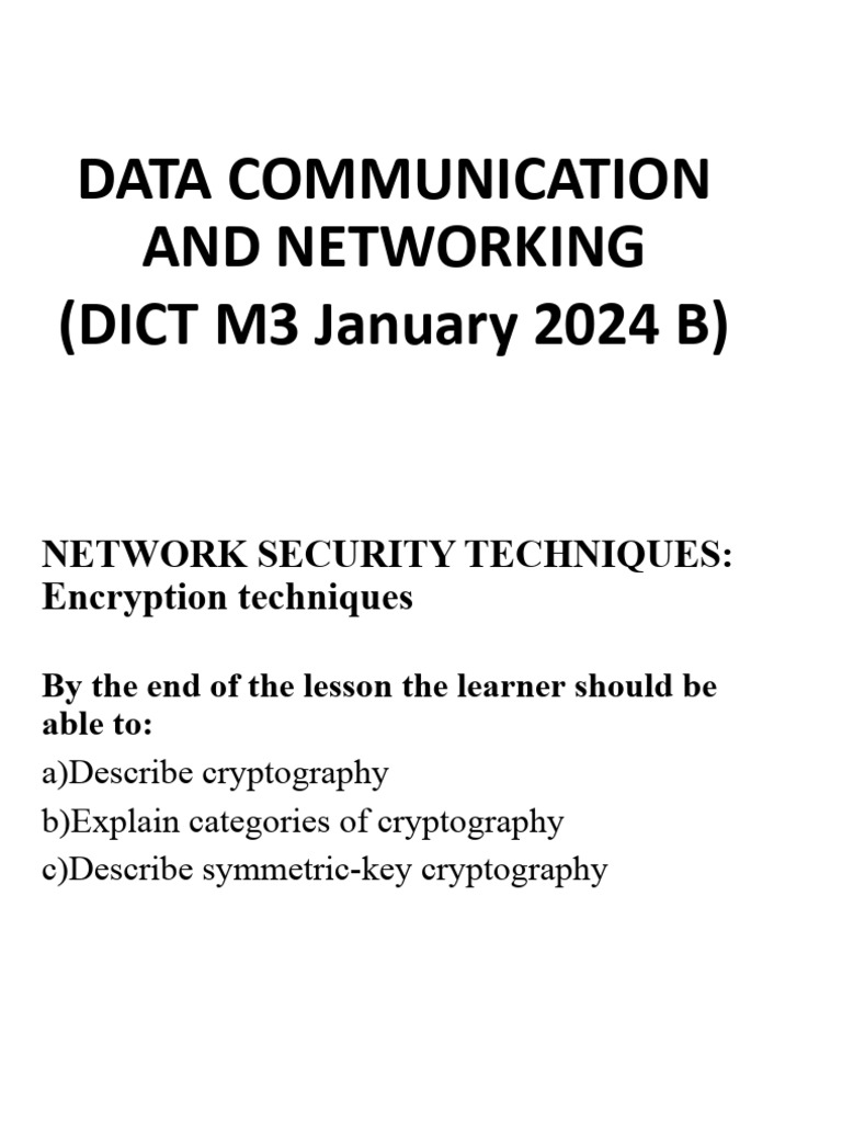 ENCRYPTION TECHNIQUES | Download Free PDF | Cryptography | Encryption