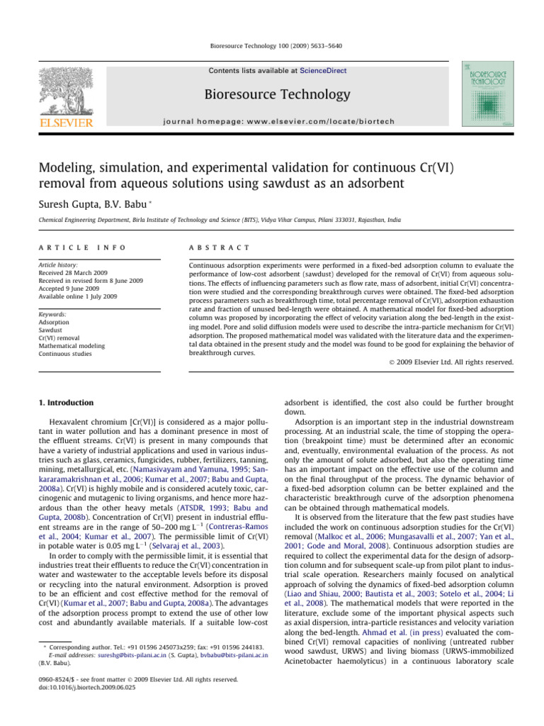 Cromosimulacionindia | PDF | Adsorption | Diffusion