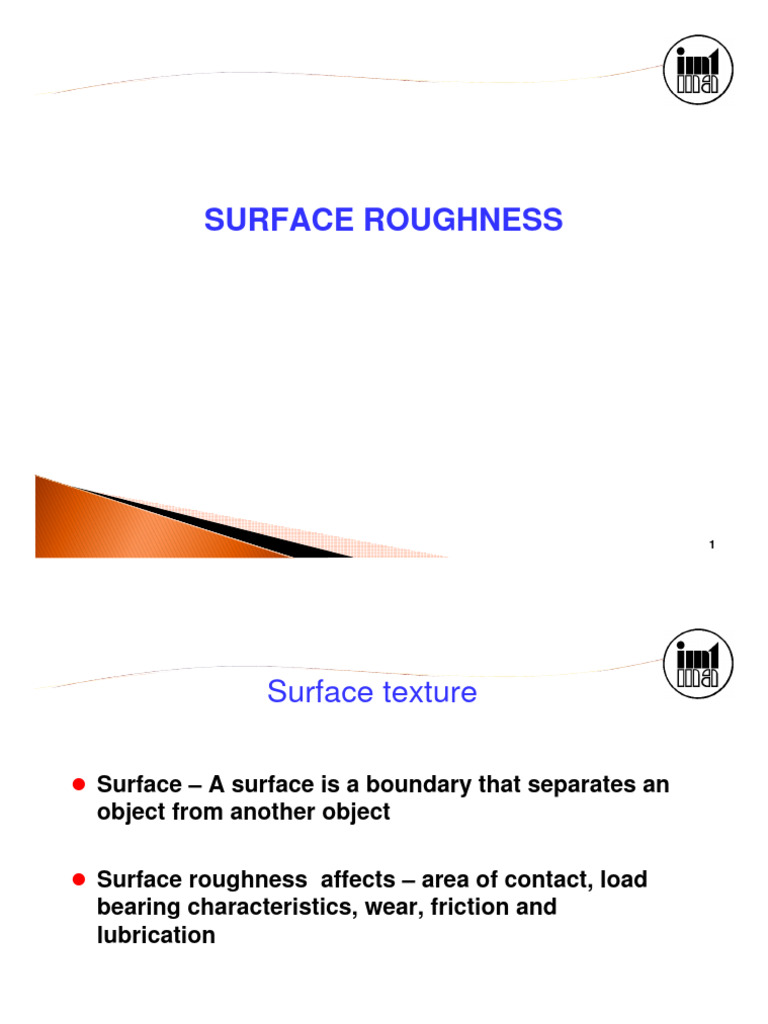 surf_rough | PDF | Surface Roughness | Wavelength