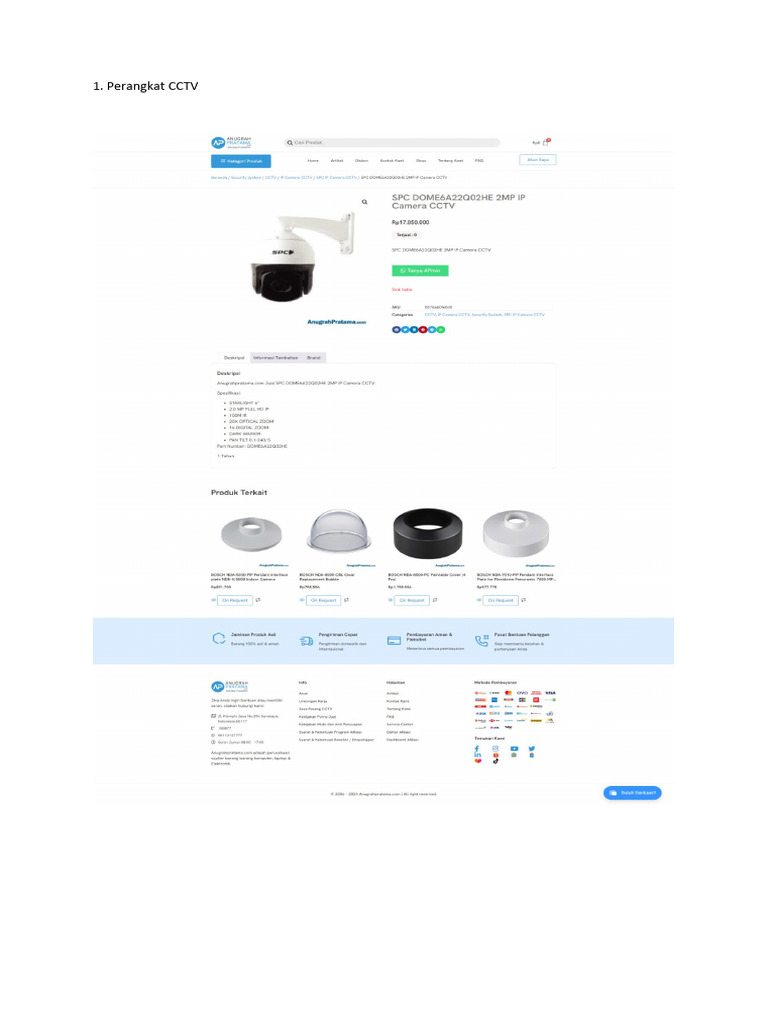 Gambar Barang BM CCTV | PDF | Computers