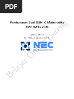 Soal OSN Matematika SMP 2024 | PDF