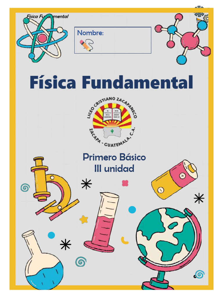 Folleto de Física Fundamental. Primero Básico. III Unidad | PDF ...