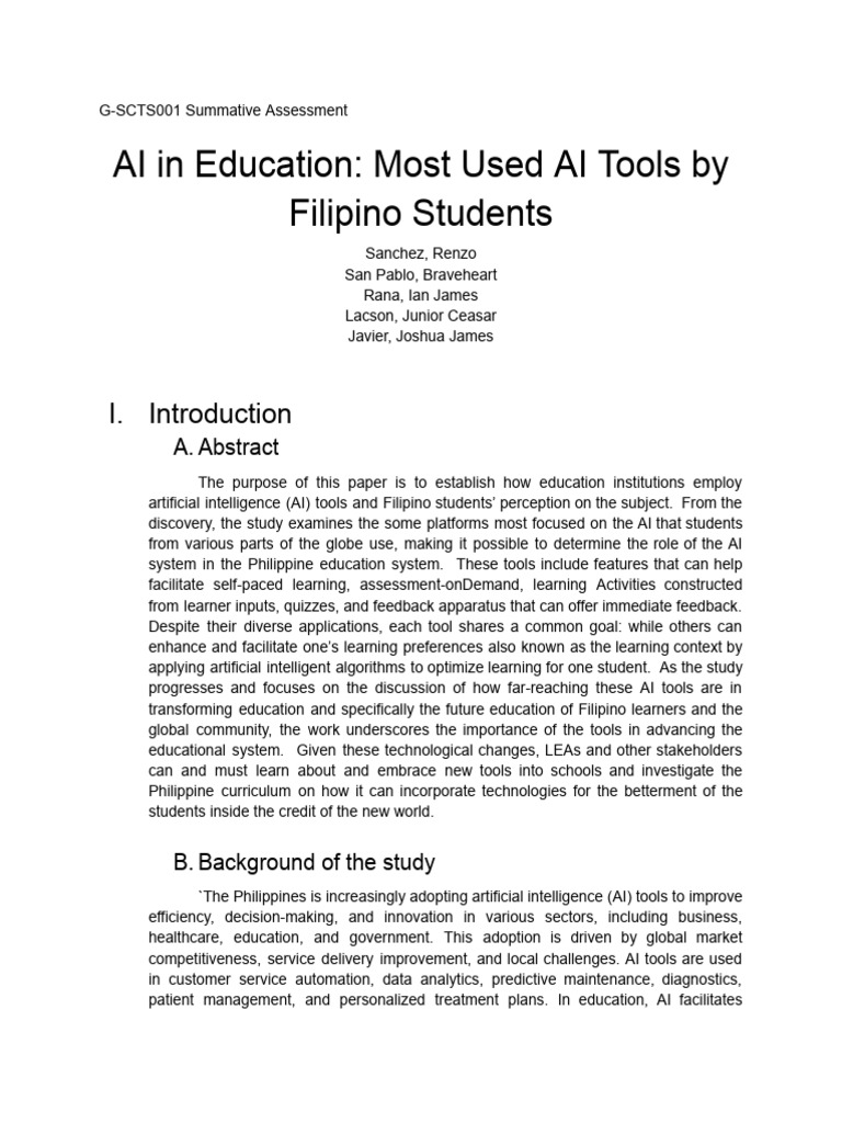 STS Summative | PDF | Artificial Intelligence | Intelligence (AI) & Semantics