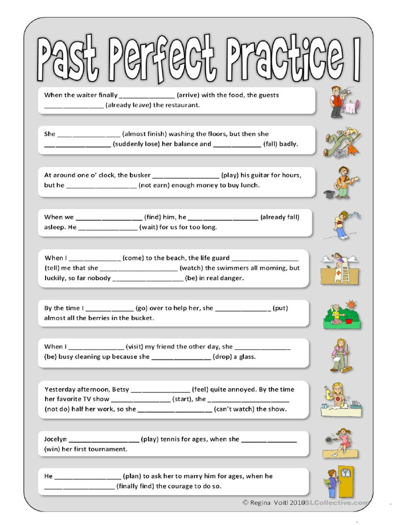 past perfect ex 1 | PDF