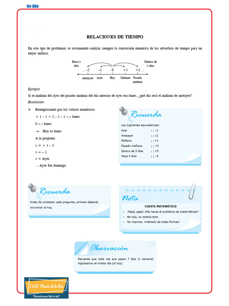 RM 1º Año Act 5 | PDF