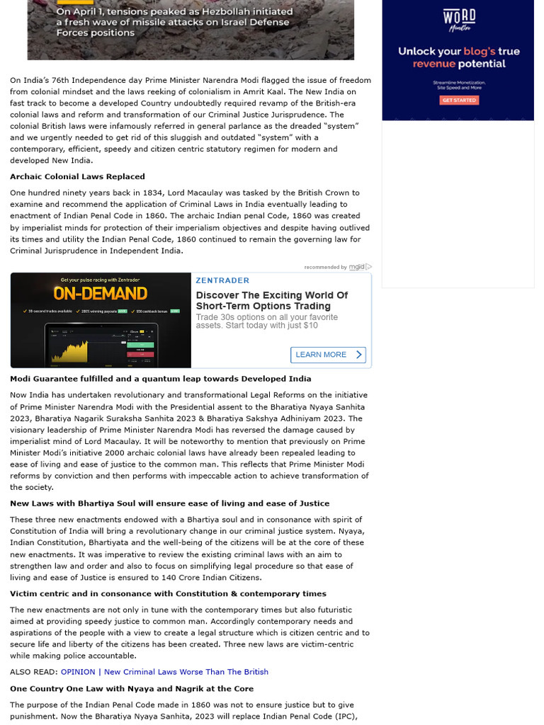 Bns Views | PDF | Crime & Violence | Crimes