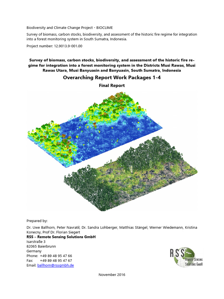 Final Overarching Report Remote Sensing Solutions | Download Free PDF ...