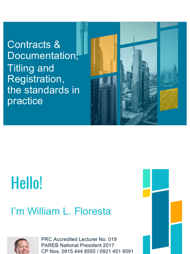 TItling & Registration WLF | PDF | Taxes | Title (Property)
