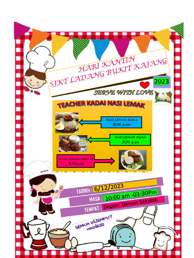 POSTER HARI KANTIN | PDF