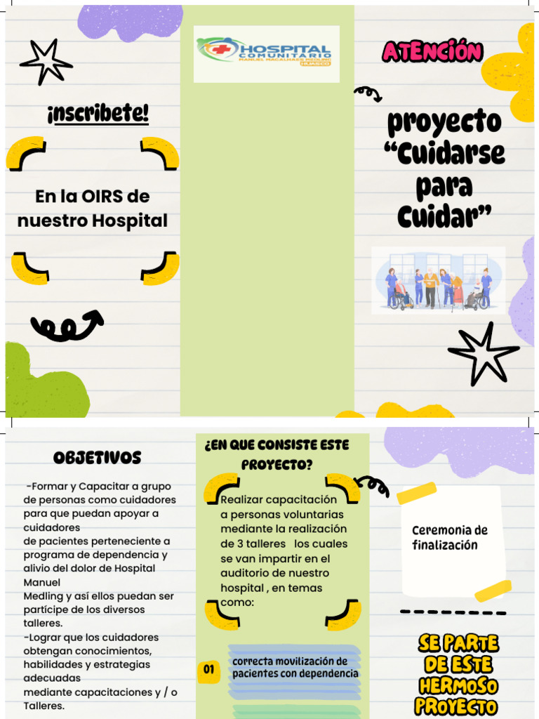 Tríptico PROYECTO | PDF