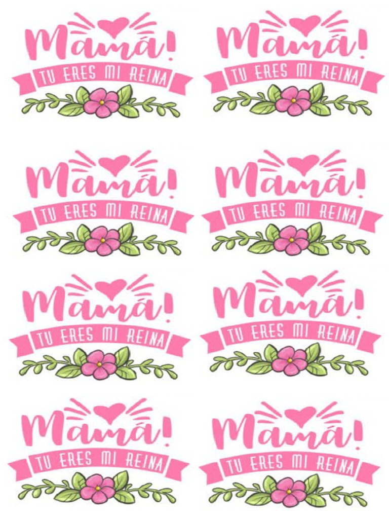 FELIZ DIa mama letrero | PDF