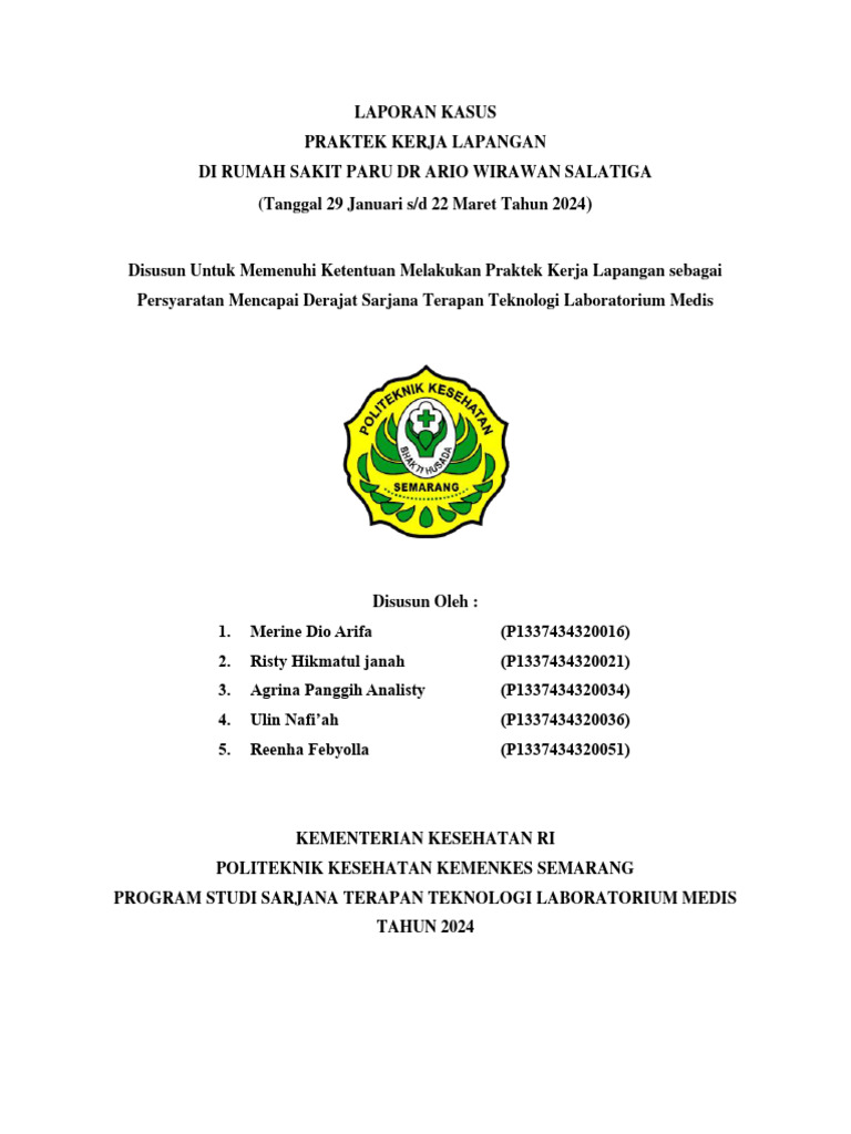 Laporan Kasus Rspaw | PDF