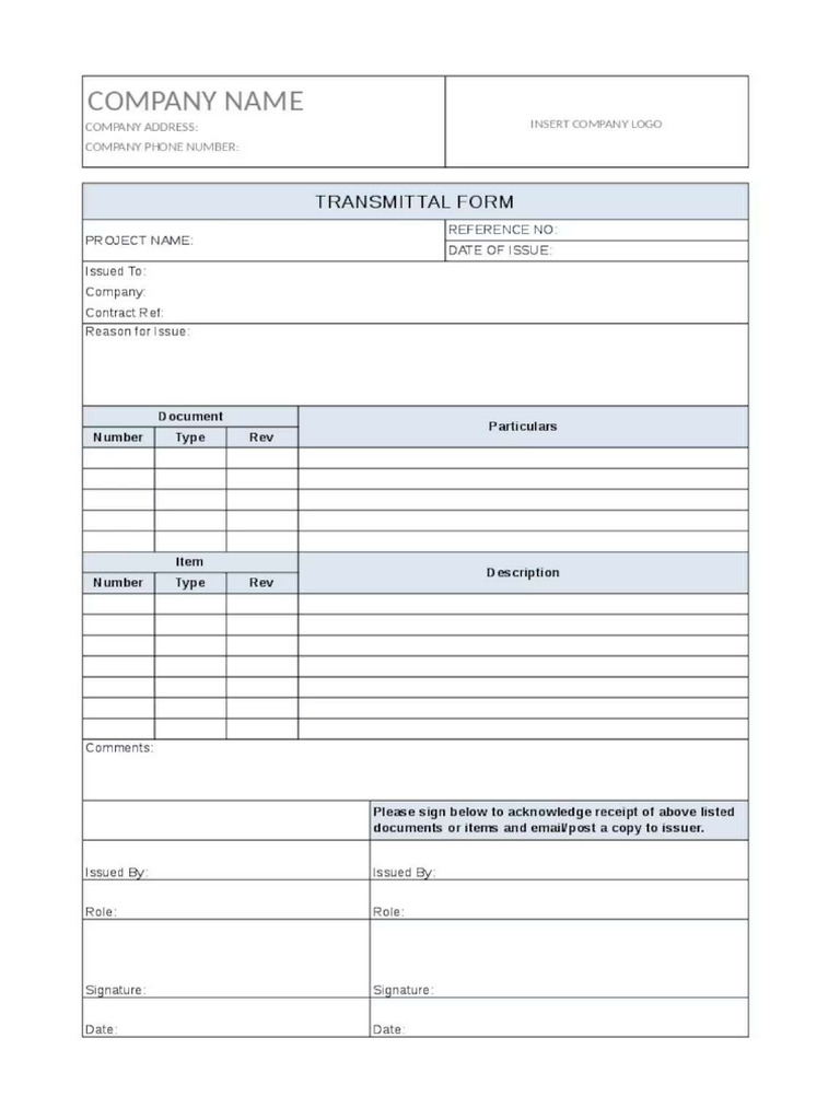 Transmittal | PDF