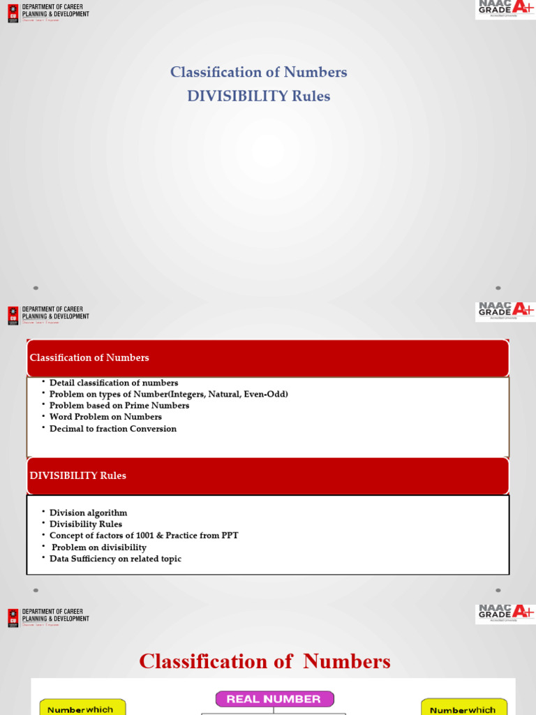 Numbers,Divisibility Rules TDY-302 | Download Free PDF | Prime Number ...