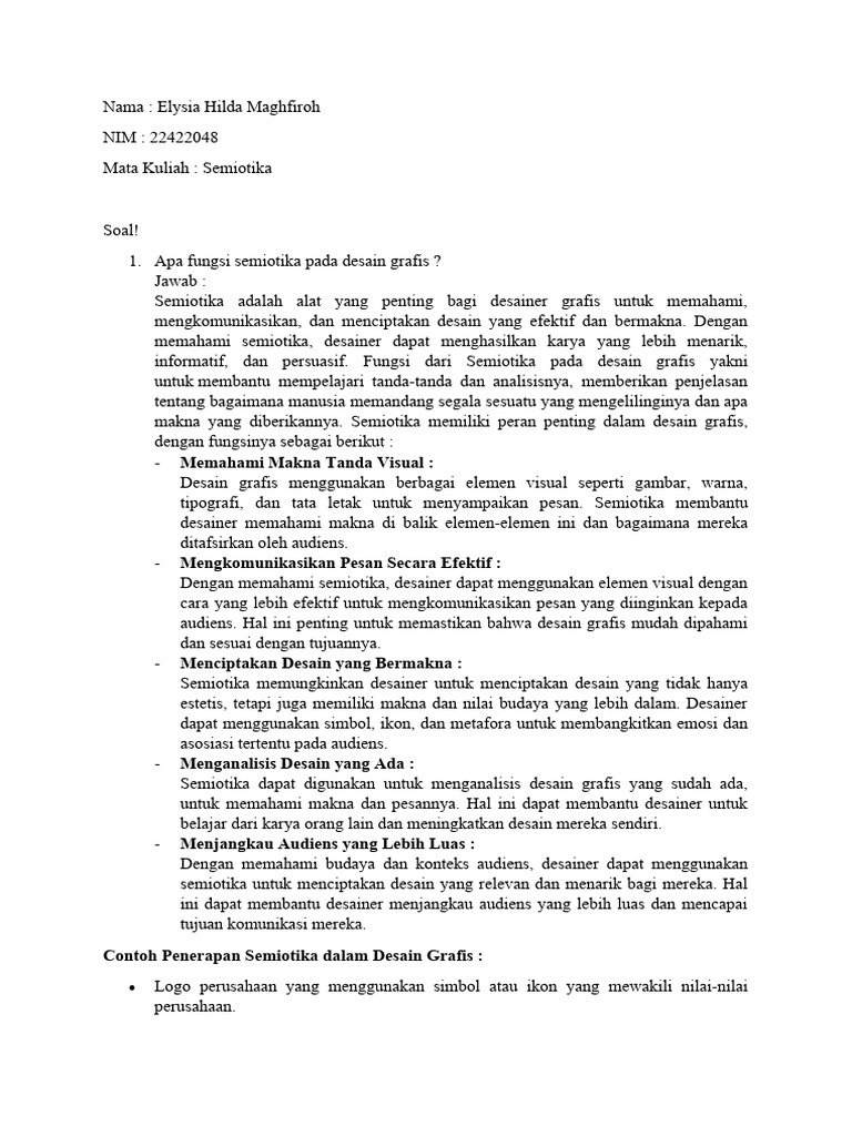 Elysia Hilda Maghfiroh - 22422048 - DKV22A - Tugas11 | PDF