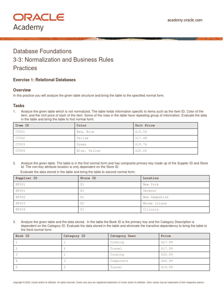 DFo 3 3 Practice | PDF | Credit Card | Databases
