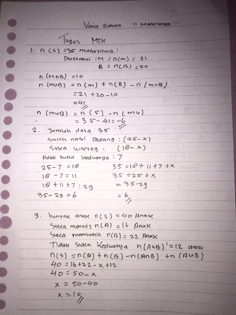 Matematika Vania | PDF