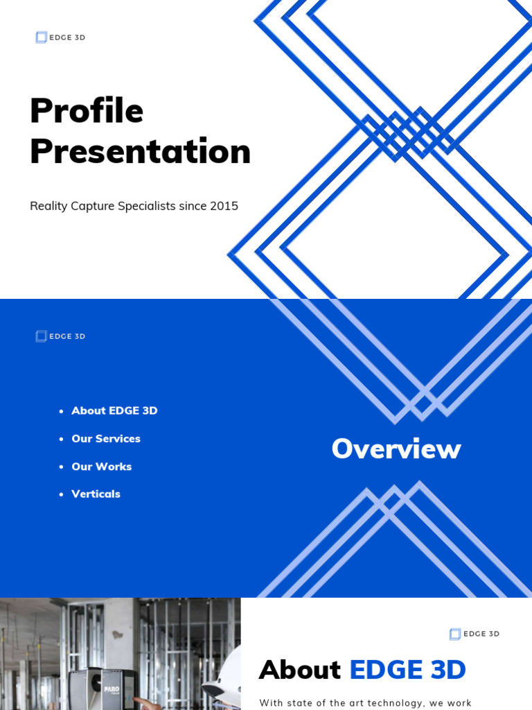 EDGE 3D Company Profile and Services | PDF | 3 D Computer Graphics | 3 ...
